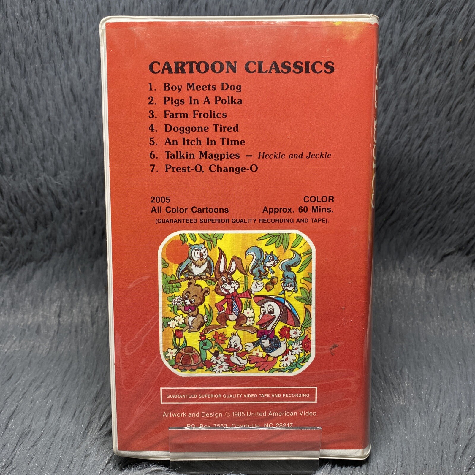 Cartoon Classics Cartoon Follies VHS 1985 United American Video Rare ...