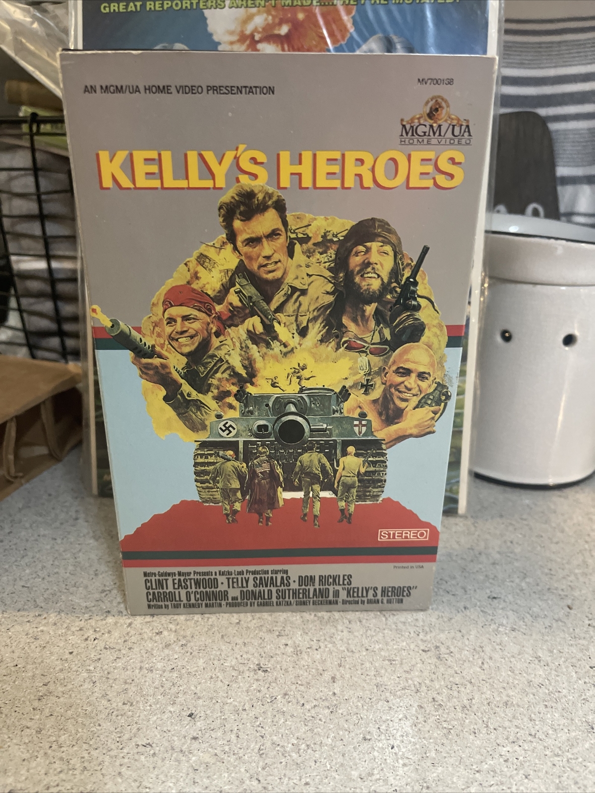 Kelly's Heroes 1970 (VHS MGM Big Box) Clint Eastwood Telly Savalas MINT ...