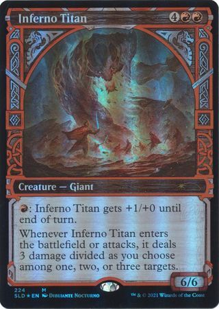 Inferno Titan 224 - SLD Foil Promo Near Mint MTG Secret Lair Drop ...