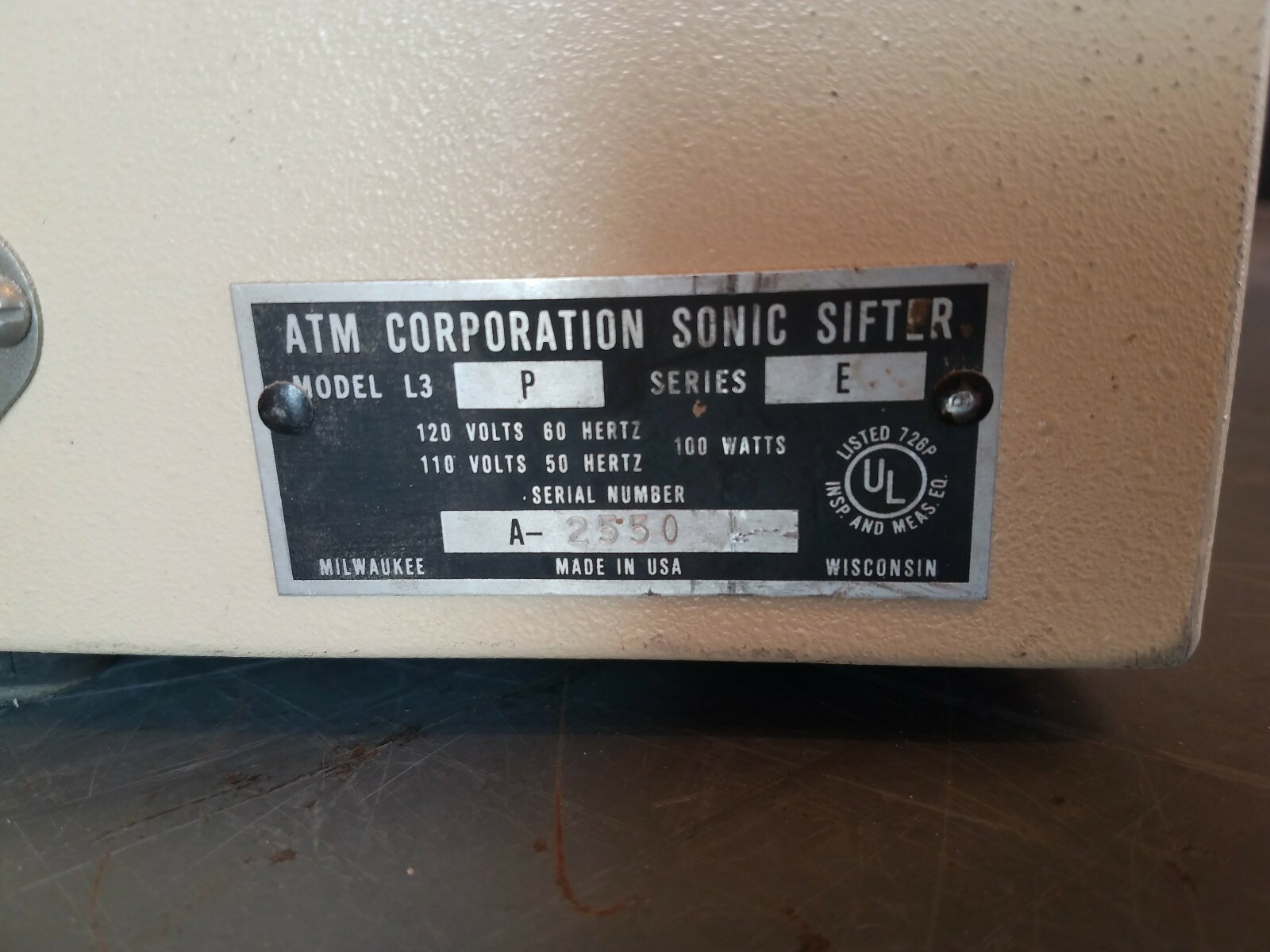 ATM Sonic Sifter, L3 P Series E | eBay
