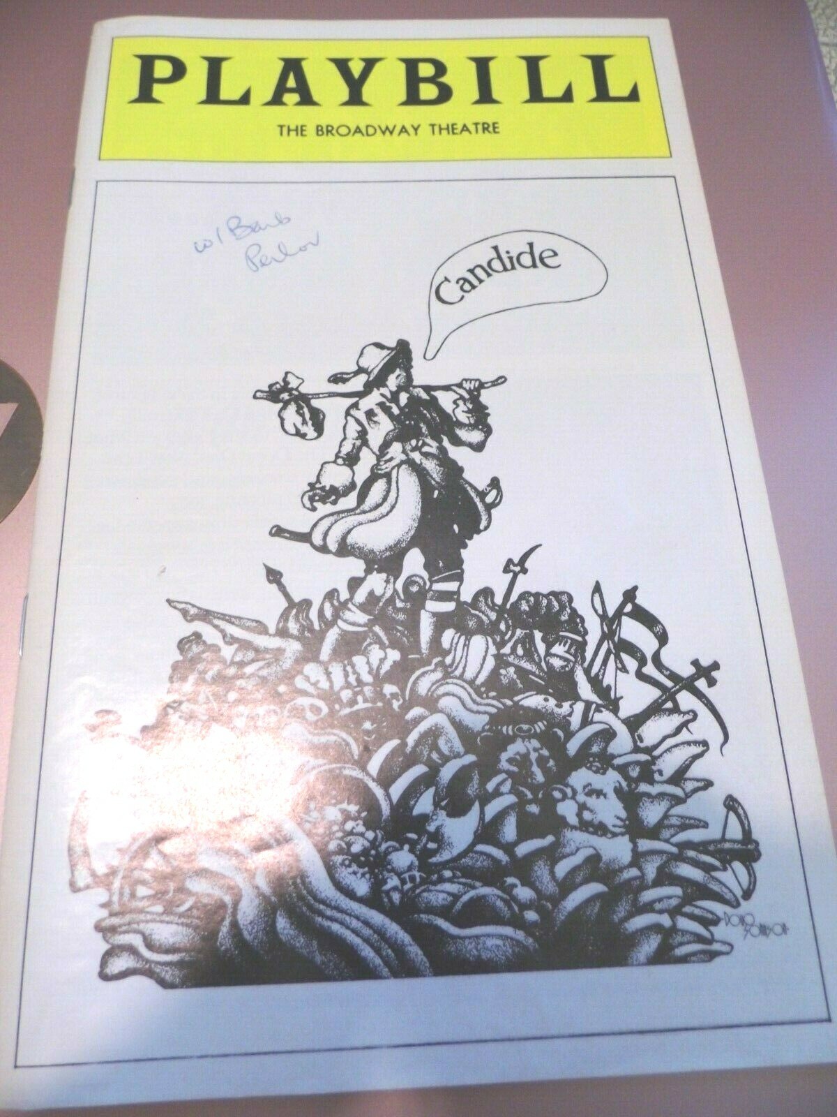 September 1975 - The Broadway Theatre Playbill - CANDIDE - Kimbrough | eBay