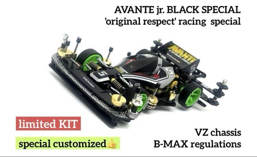 Tamiya Avante Jr. Black Mini 4WD Custom Limited Edition B-Max Chassis ...
