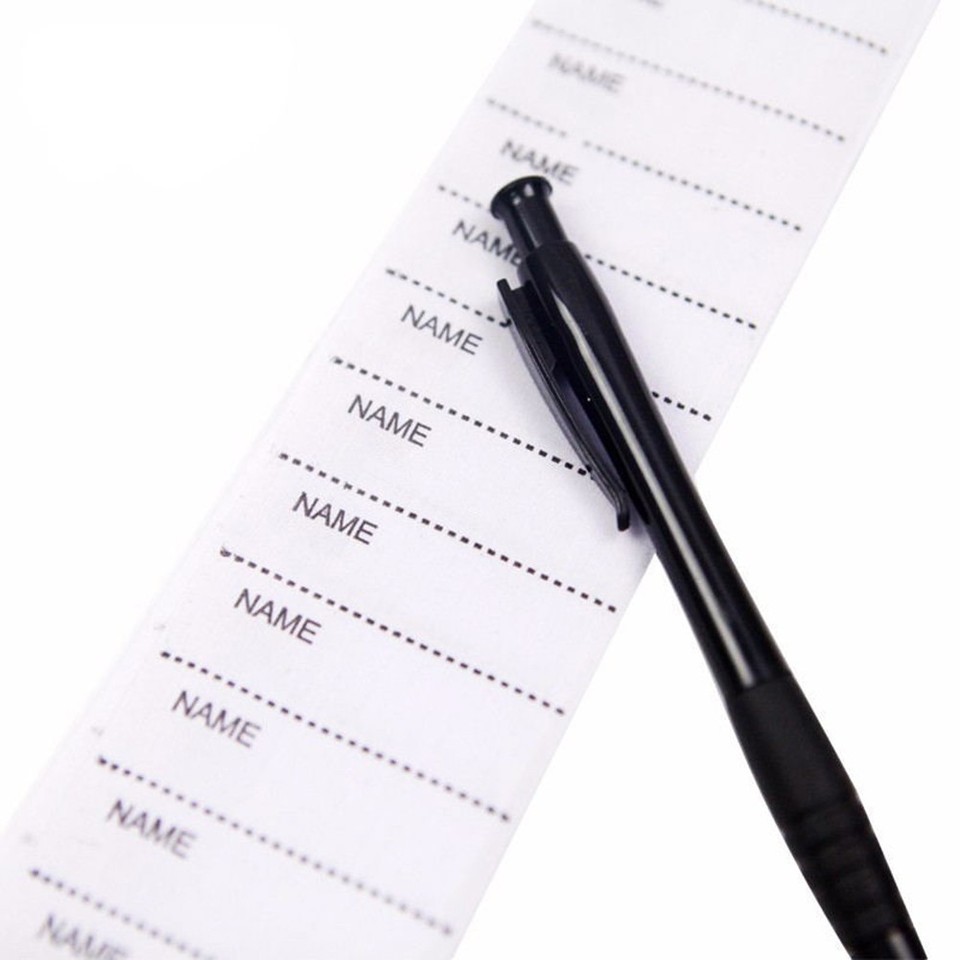 Professional Iron On Name Tags 200pcs Washable Name Tags for School ...