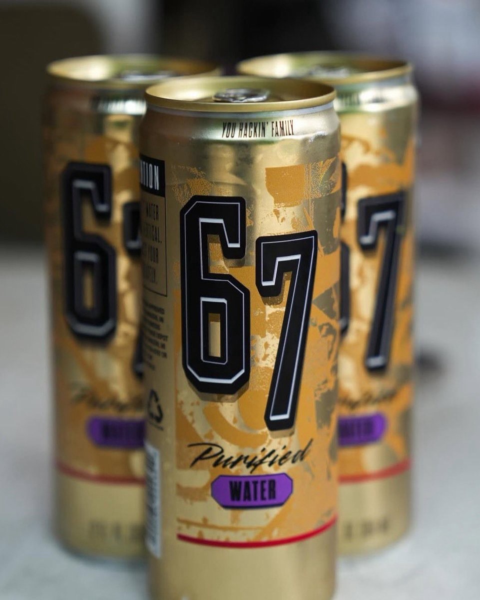 🔥 6 7 Water Can Viral 67 Taylen Kinney water | eBay