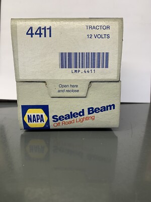 NAPA sealed beam tractor headlights 12 volt #4411 | eBay