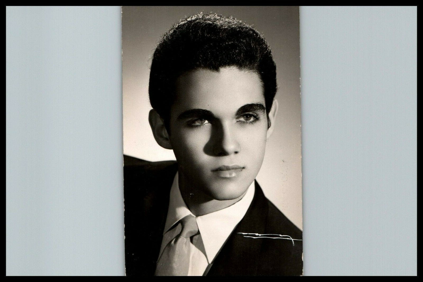 1950s CUBAN CUBA ACTOR CARLOS A BADIAS PORTRAIT RPPC NARCY ORIG Photo J ...