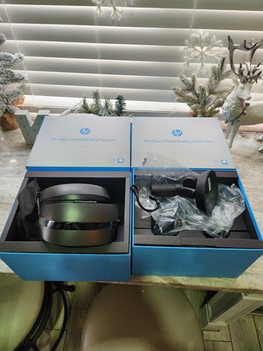 HP Windows Mixed Reality Headset Developer Ed. w/ Controllers.. Used ...