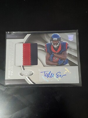 2016 Tyler Ervin Certified Rookie Auto 3-CLR Patch Texans San Jose ...