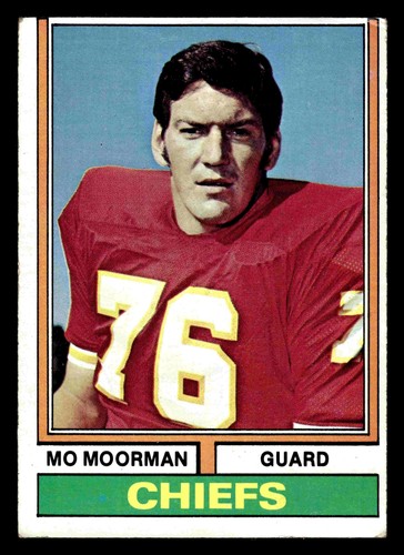 1974 Topps Mo Moorman #407 - Kansas City Chiefs | eBay