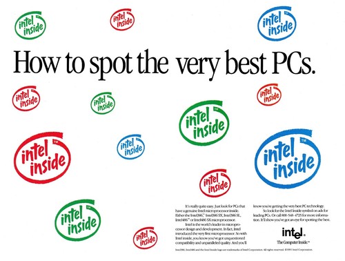 1991 Vintage 2-Page Ad Intel Inside Microprocessor Computer PC Intel386 ...