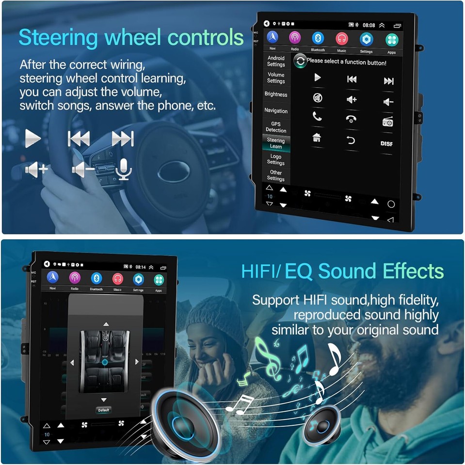 2+64GB Android 15 Car Radio Stereo For Ford Explorer 2011-2019 Carplay ...