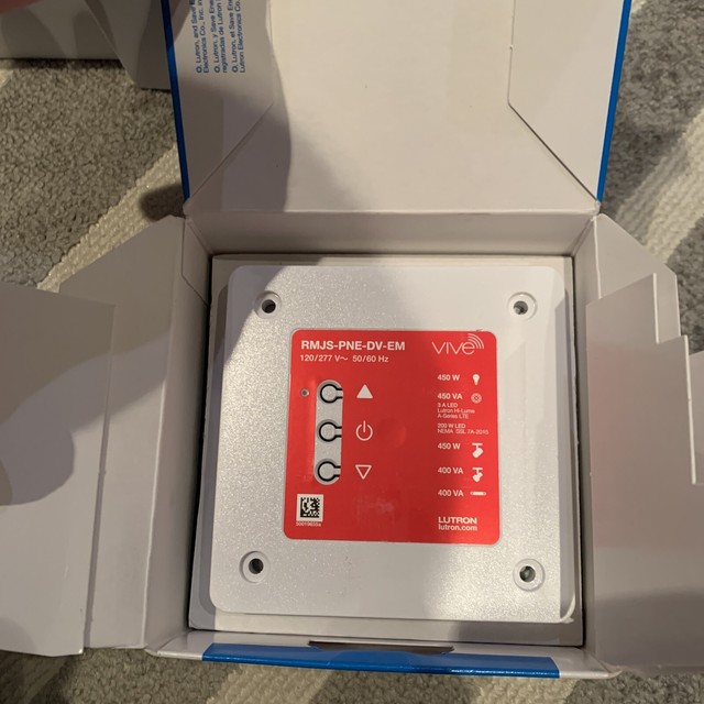 Lutron RMJS-PNE-DV Vive PowPak Phase Select Dimming Module for sale ...