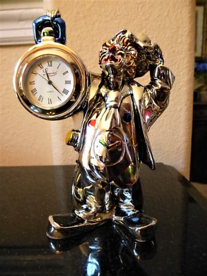 NEW in Box Leonardo Argenti Silver Clown Italy Hand Painted Livio ...