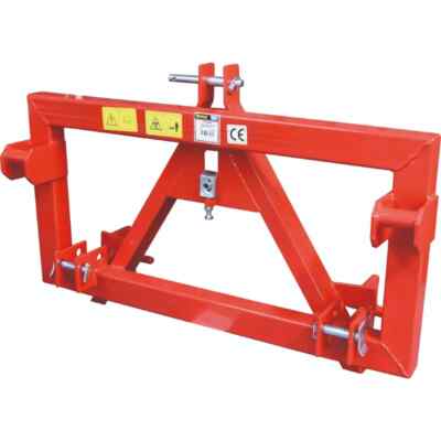 Euro 8 to 3 Point Linkage Adaptor Attachment Cat 2 Tractor Implement CE ...