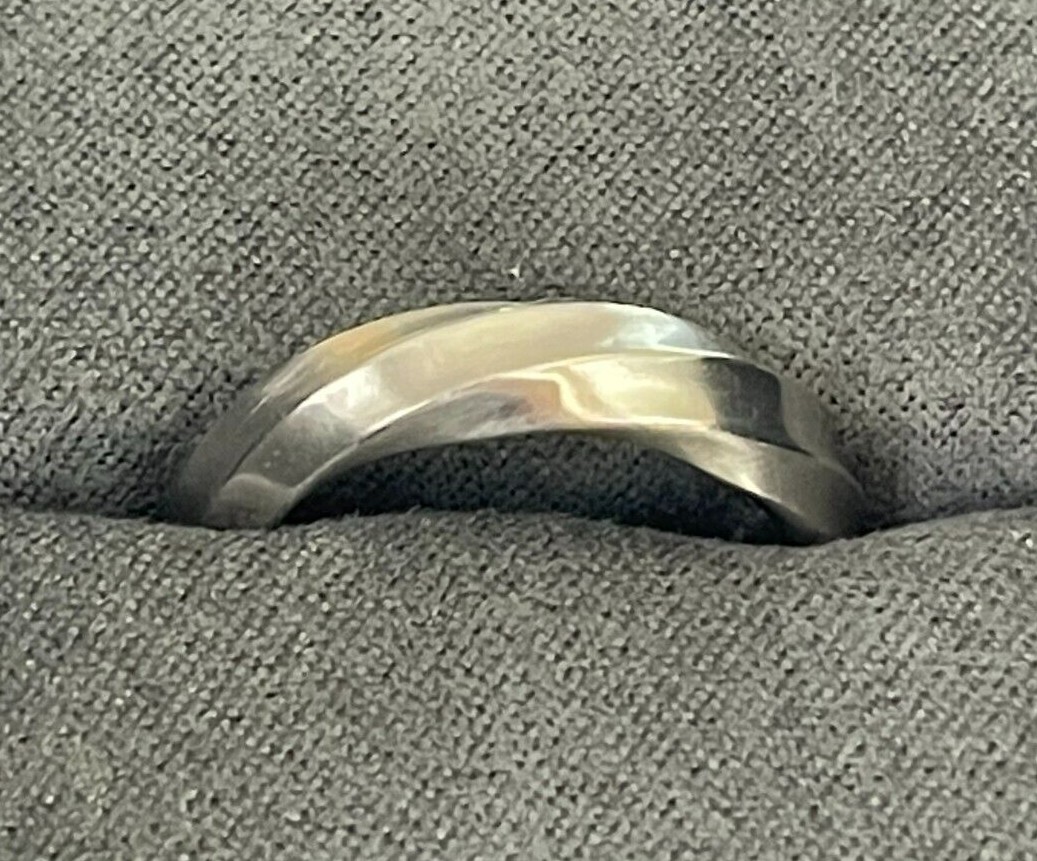 DAVID YURMAN CABLE EDGE BAND RING-RECYCLED STERLING-S… - Gem