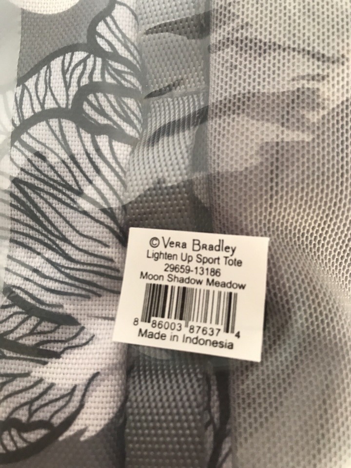 Moon Shadow Meadow Large Travel CarryOn Sport Tote Bag Vera Bradley ...