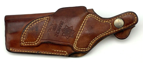 Bianchi Gun Leather #19 Tan Belt Holster .45 Auto Brown Leather Colt ...