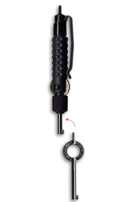 Zak Tool Universal Police Security Handcuff Key Extension Tool 2 Keys ...