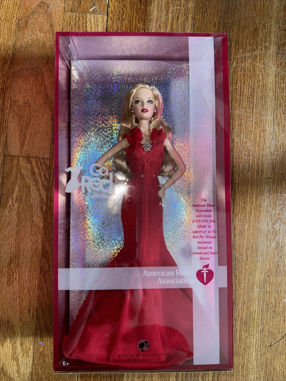 BARBIE "GO RED FOR WOMEN" AMERICAN HEART ASSOCIATION 2007 #k7957 PINK ...