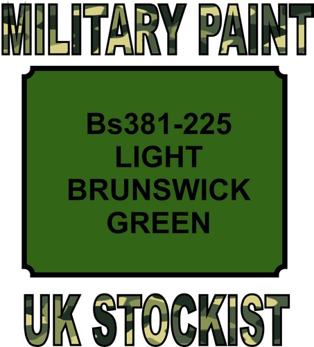 LIGHT BRUNSWICK GREEN MILITARY PAINT METAL STEEL HEAT RESISTANT ENGINE ...
