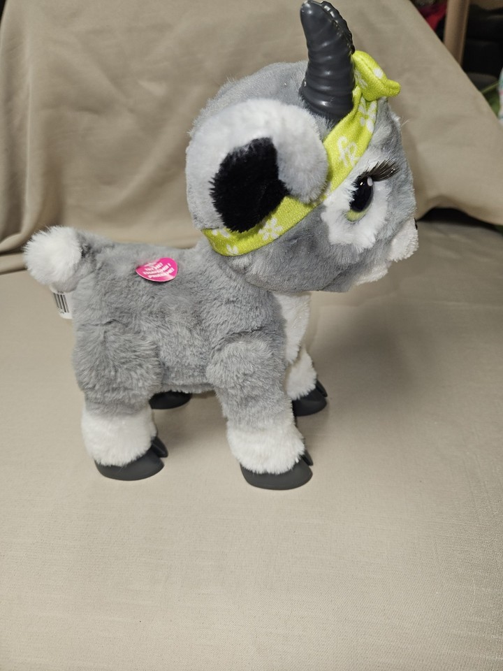 FurReal Daisy the Yoga Goat Interactive Plush Toy. New - used once. No ...