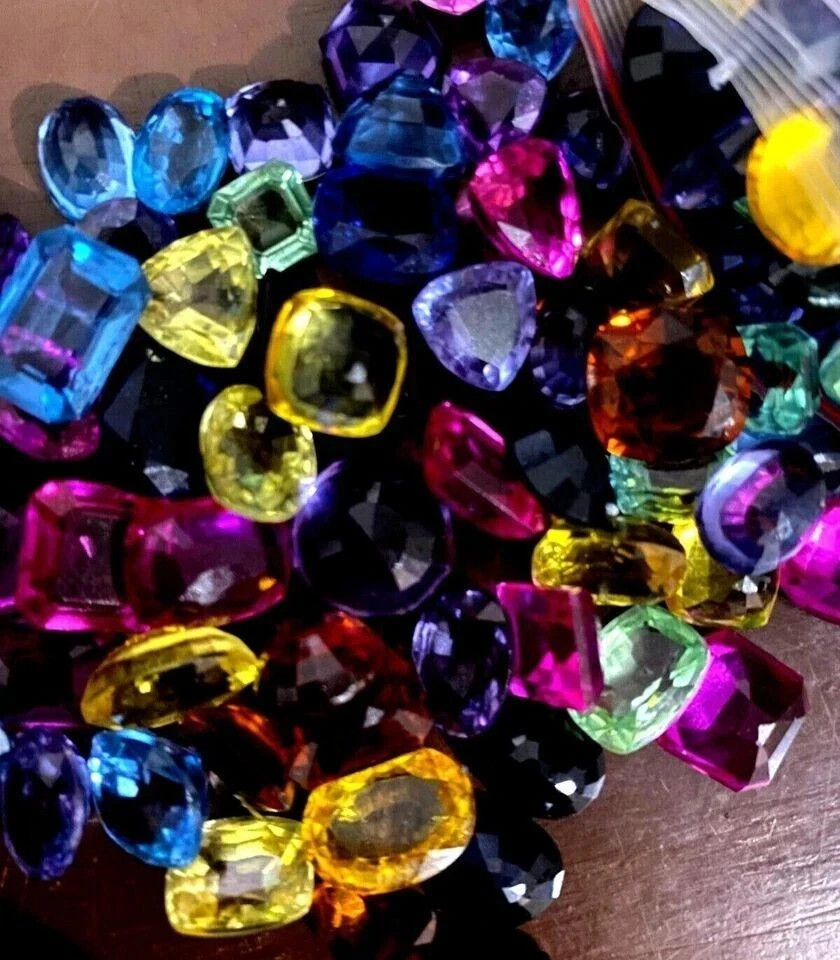 Natural 150 Ct Sapphire Mix Color 13-15 Pcs Mix Cut Certified Loose ...