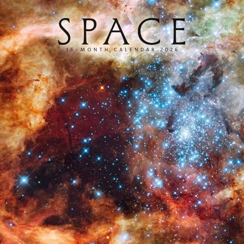 Carousel Calendars, Outer Space 2026 Wall Calendar, 12'' X 12'', 16 ...