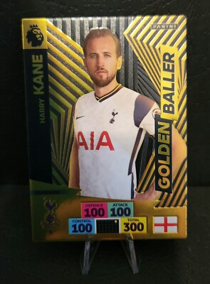 Harry Kane GOLDEN BALLER Panini Adrenalyn XL 2020/21 No 8 - Tottenham ...