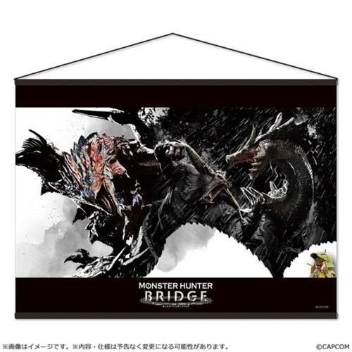 Capcom Monster Hunter Bridge Wall Art Wall Scroll JAPAN OFFICIAL ...