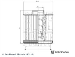 Blue Print ADBP230048 Fuel Filter for sale online | eBay UK
