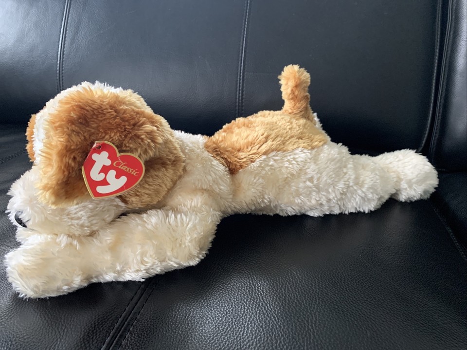 TY Classic Scraps Puppy Dog Plush With Tag 17" 2001 | eBay