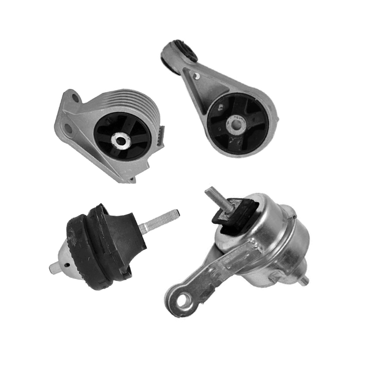 Engine Motor Mount Rear Transmission Mount 4 Kit for 03 06 for Mini Cooper 1.6L