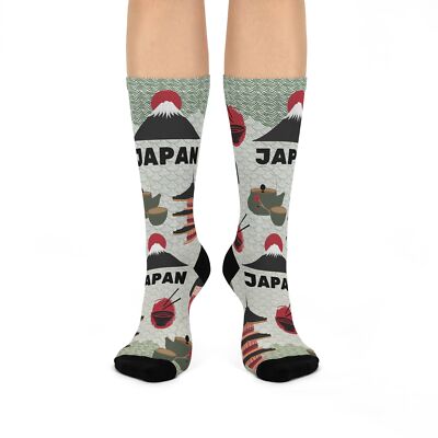 Japan Crew Socks Geisha Unisex Stretchy Lightweight Colorful 1 Size ...