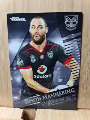 SIMON MANNERING🏆2018 NRL TRADERS #148 Rugby League WARRIORS Card🏆 ...