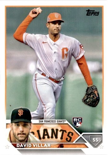 2023 Topps Series 1 Baseball [BB1] #277 David Villar - San Francisco ...