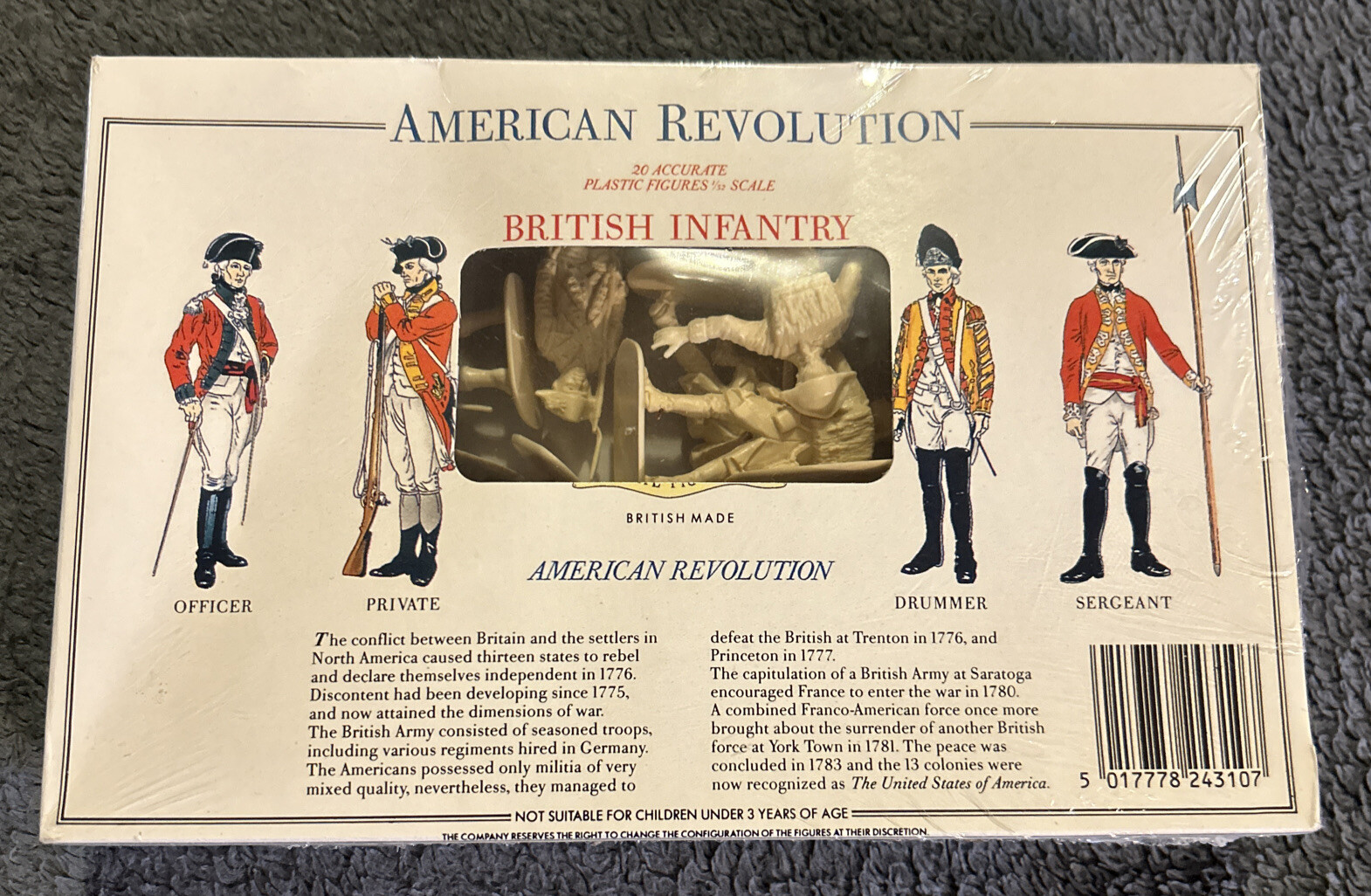 Accurate Figures American Revolution British Infantry 20 Soldiers in 1/ ...