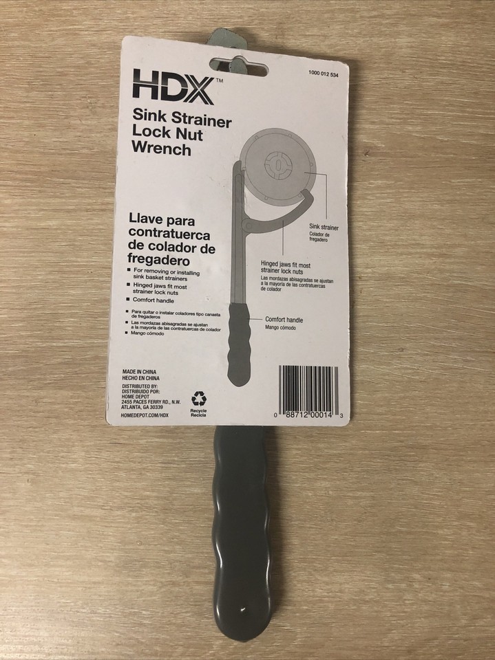 Sink Strainer Lock Nut Wrench, Fits Most Sizes | eBay