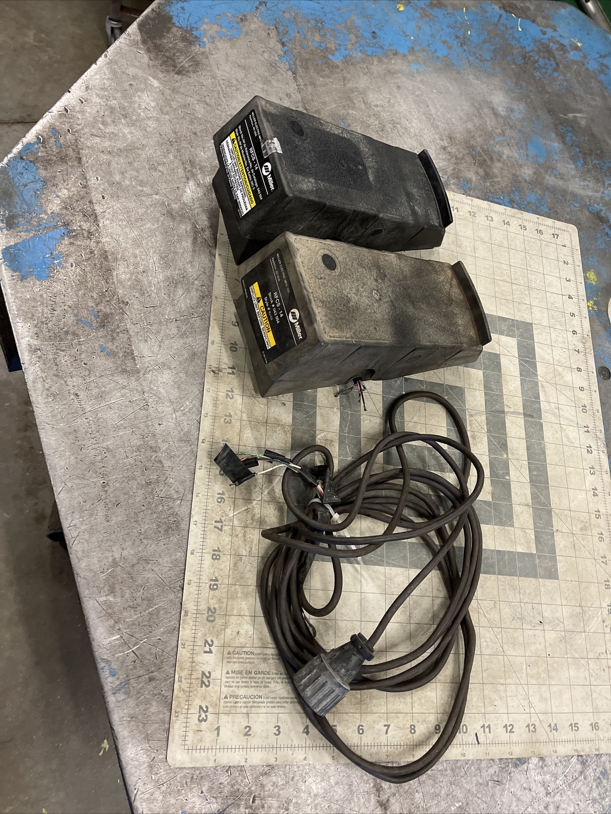 MILLER STK # 043 554 RFCS-14 FOOT CONTROL 14 PIN (ttr53 | eBay