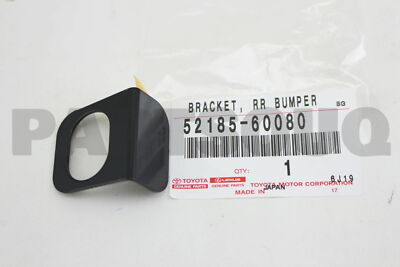 5218560080 Genuine Toyota BRACKET, REAR BUMPER SIDE MOUNTING, RH/LH ...