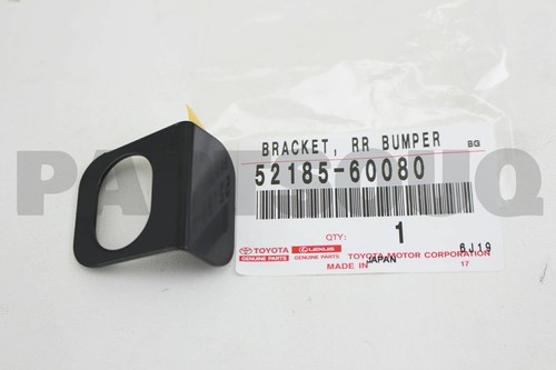 5218560080 Genuine Toyota BRACKET, REAR BUMPER SIDE MOUNTING, RH/LH ...