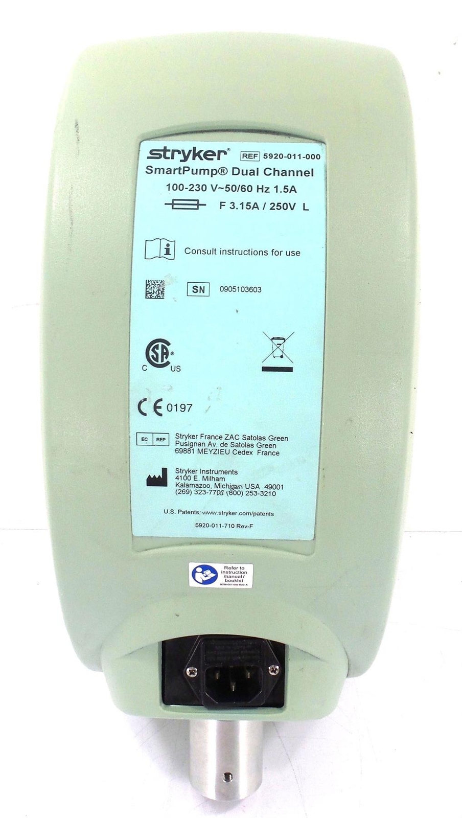 Stryker Smart Pump Dual Channel Tourniquet AS IS - Free Shipping | eBay