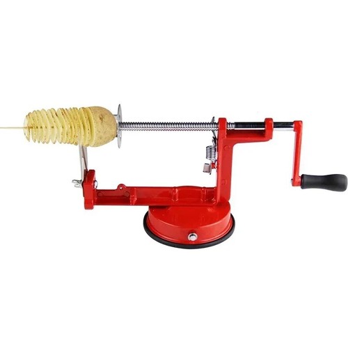 Manual Rotary Potato Tower Machine Stainless Steel Crisp Maker Cyclone ...