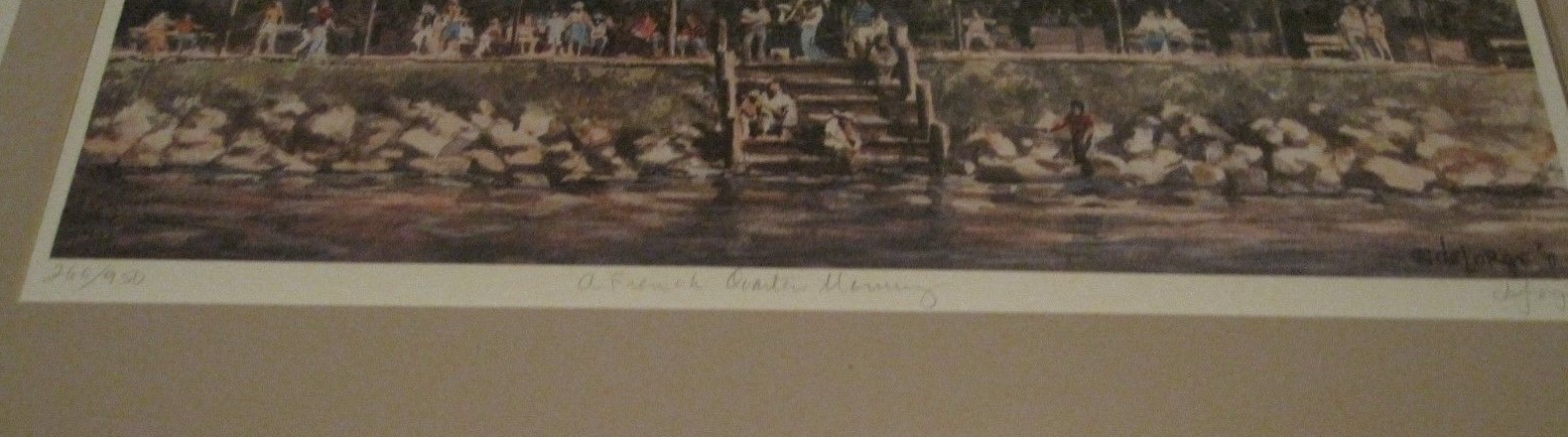 ANN DELORGE "3 PRINTS IN ONE FRAME" LEs SIGNED NEW ORLEANS ART PRINTS ...