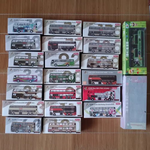 TINY omnibus bus model diecast scale 1:110 brand new with paper box ...