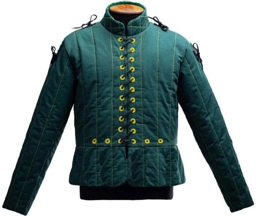 Medieval Gambeson Thick Padded Jacket Coat | Aketon Armor for SCA/LARP ...