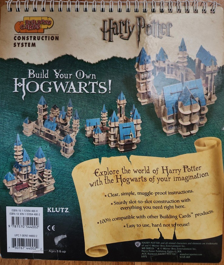 Hogwarts School of Witchcraft and Wizardry, Building Cards - New, Unopened | eBay