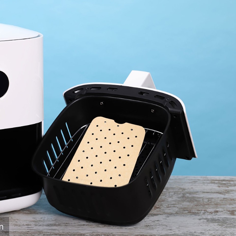 200 Sheets Air Fryer Liner Nonstick Baking Paper Liner Perforated Paper ...