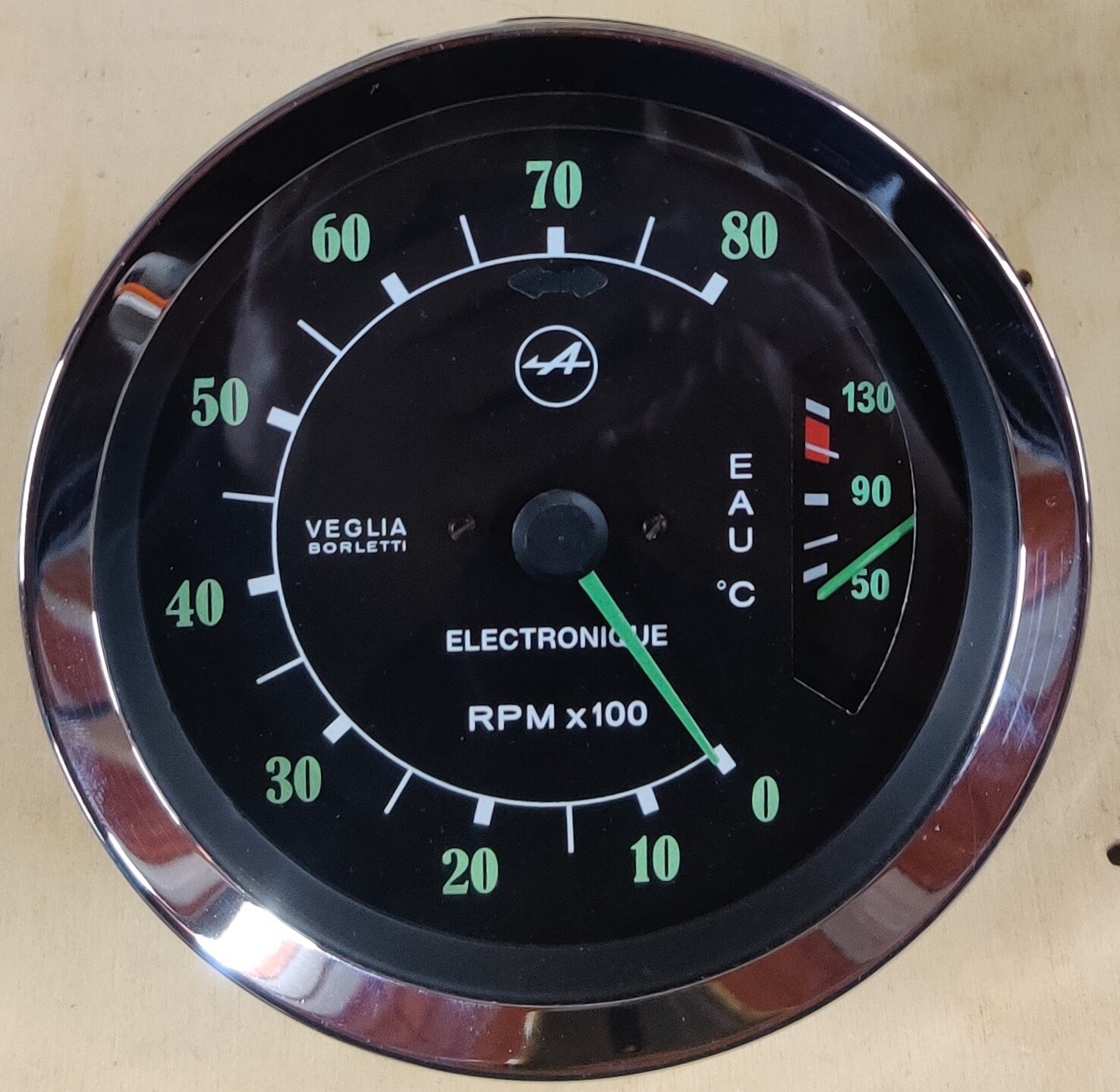 COMPTEUR VITESSE ET COMPTE-TOURS RENAULT ALPINE A110 FASA SPEEDOMETER ...