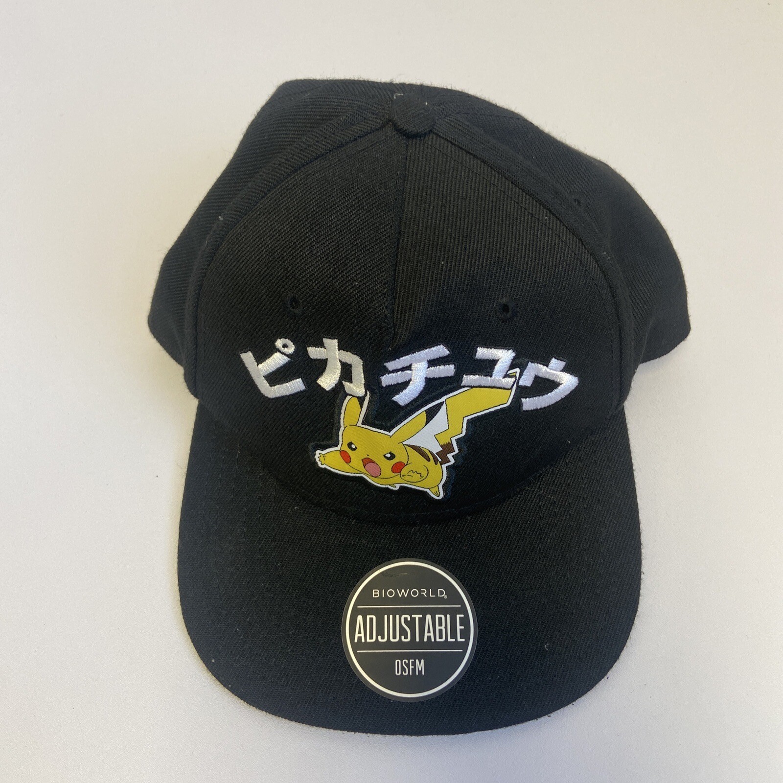 Pokémon Pikachu Kanji Snapback Ball Cap OSFA Bioworld… - Gem