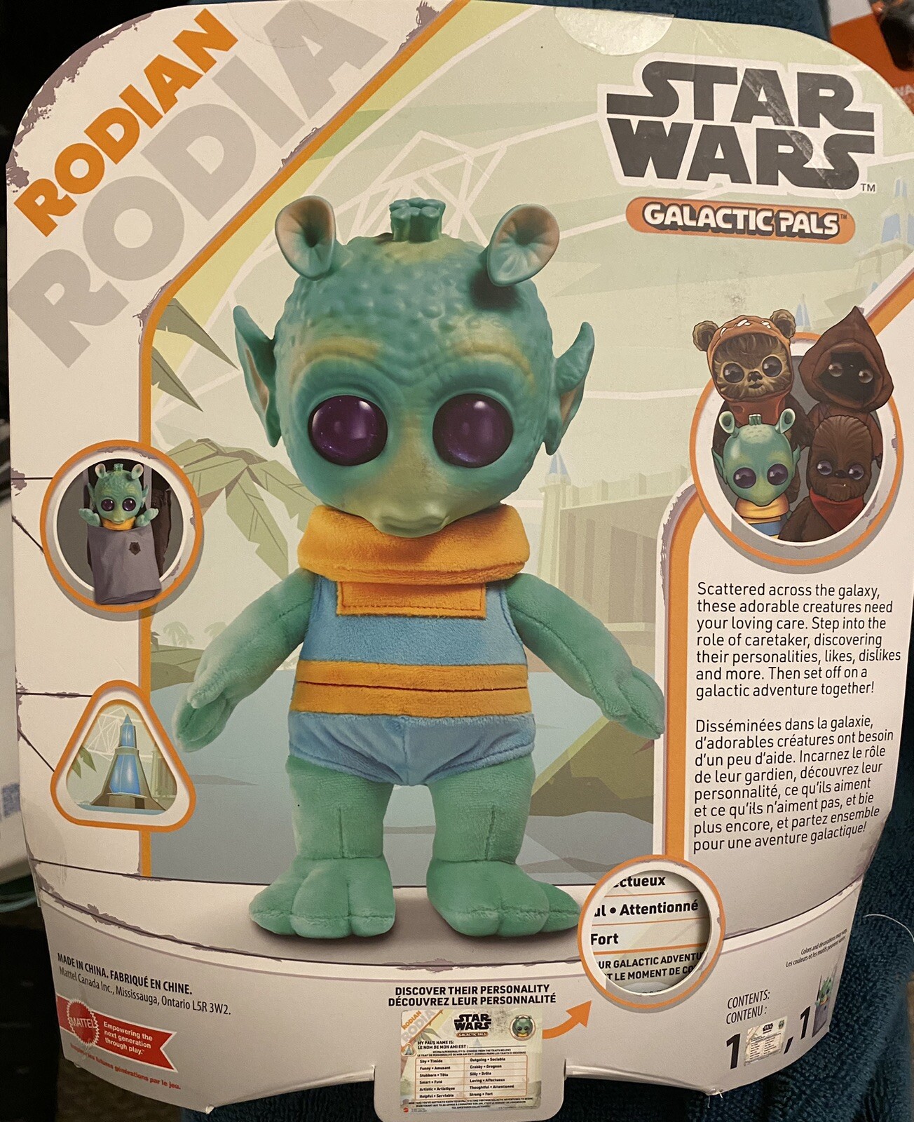Star Wars - Galactic Pals - BABY RODIAN - Plush - Mattel New 2022 | eBay